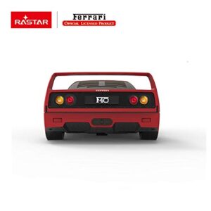 Radio Remote Control 1/24 Scale Ferrari F40 Licensed RC Model Car (Red ...