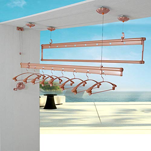 Drying Rack Clothes Airer Ceiling Pulley Maid Traditional Mounted ...