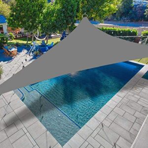 Anecoul Sun Shade Sail Waterproof Triangle 16' x 16' x 16' Shade Sails ...