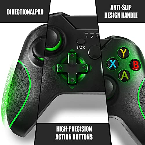 Zamia Wireless Controller for Xbox One, Enhanced Gamepad 2.4GHZ Game ...