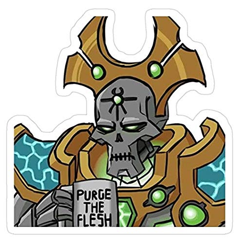 Purge The Flesh, necron Decal Sticker - Sticker Graphic - Auto, Wall ...