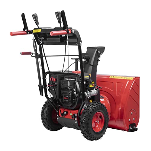 PowerSmart Snow Blower Gas Powered 26 in. 4-Stroke 212cc Engine with ...