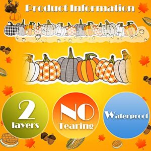 40 Pieces Pumpkin Bulletin Board Borders Fall Bulletin Border ...