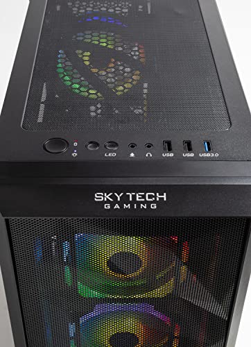 Skytech Gaming Chronos Mini Gaming Computer PC Desktop - Intel Core-i3 10100F 3.6GHz, GTX 1650 ...