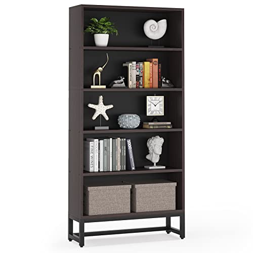 Tribesigns Tall Bookcase and Bookshelf, 70.8” Large Bookcases Organizer ...