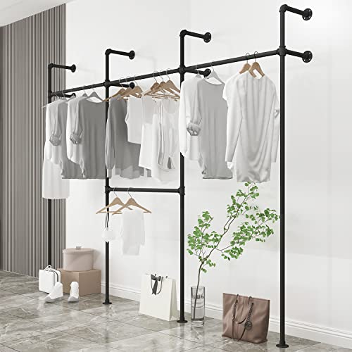 Industrial Pipe Clothing Rack,Moden Commercial Grade Pipe Clothes Racks ...