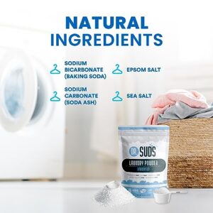 New Dr Suds Natural Laundry Detergent Powder 100+ Loads Unscented Made ...