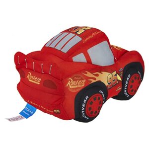 Disney and Pixar Cars 10-inch Lightning McQueen Talking Plush Toy Car ...