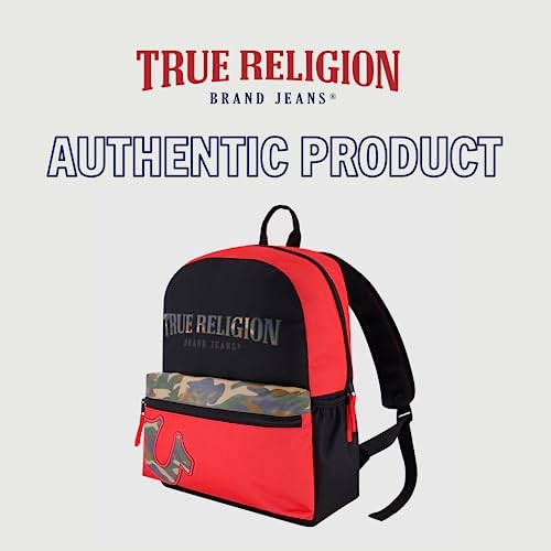 True Religion Laptop Backpack, Small Computer Travel Bag, Multi, 16 ...