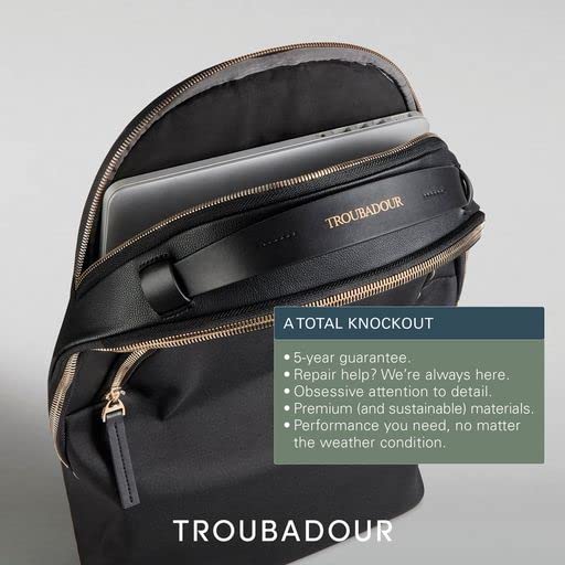 Troubadour Ember Backpack Waterproof, Durable, Lightweight - Padded 16 ...