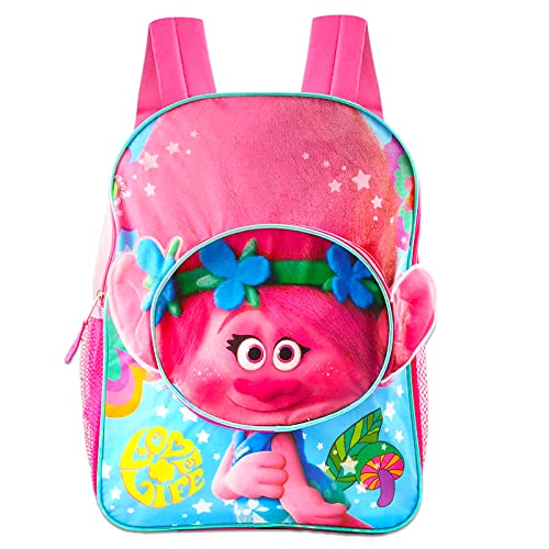 Trolls Backpack and Lunch Bag Set - 16” Trolls Poppy Backpack Bundle ...