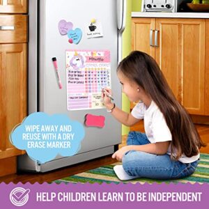 Chore Chart for Kids Multiple Kids Sticker Chart Chore Board Magnetic ...