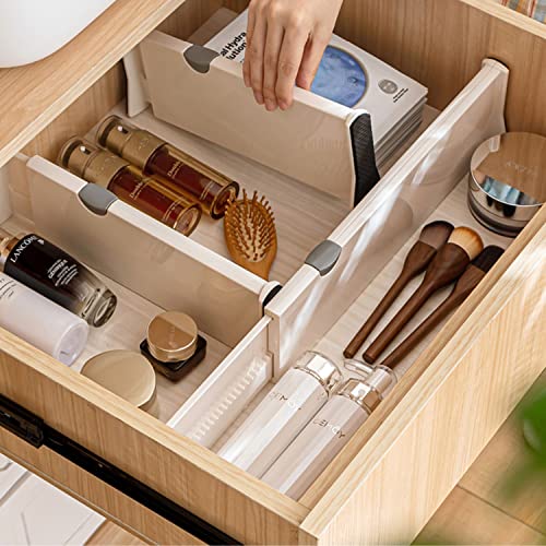 Plastic Drawer Dividers 6 Set Drawer Partitions Expandable from 11-17 ...