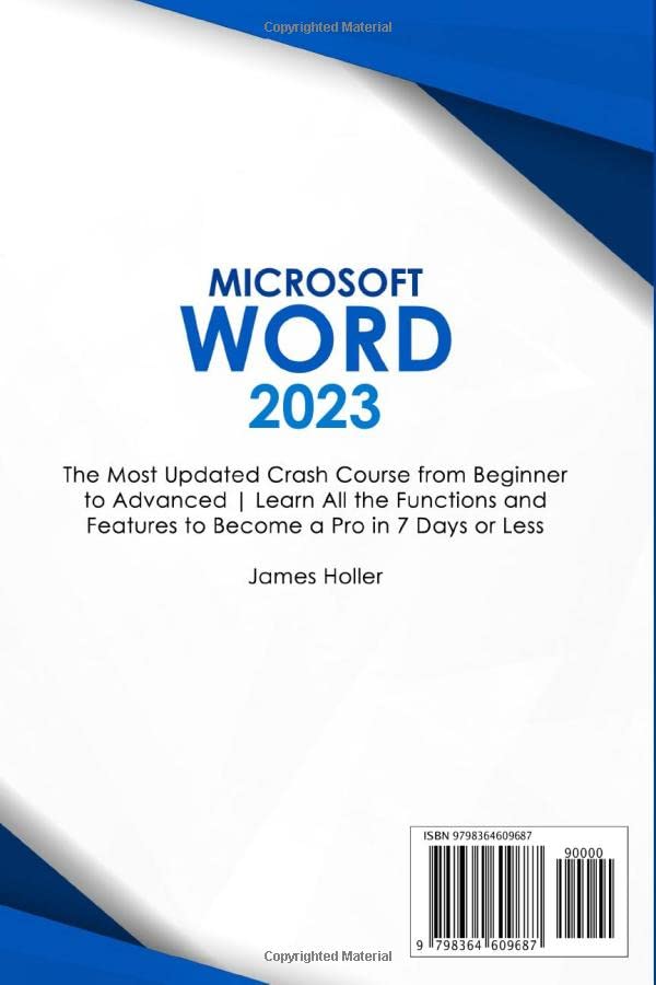 Microsoft Word 2023: The Most Updated Crash Course from Beginner to Advanced | Learn All the ...