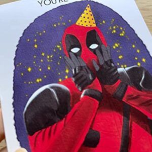 Funny Deadpool Birthday Card for Him Her Hilarious Birthday card Marvel ...