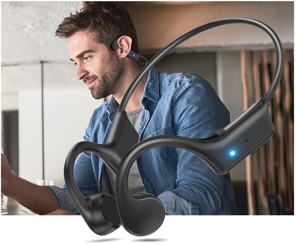 Bone Conduction Headphones, 2023 Upgraded Open-Ear Wireless Bluetooth ...