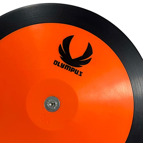 Olympus Podium Discus 2kg -1.6kg - 1kg High-Spin Discus, 80% Rim Weight ...