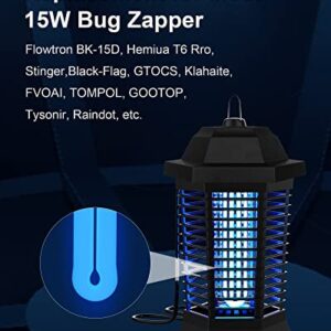 Bug Zapper Replacement Light Bulb for 15W Insect Attracting Lamp with 4 ...