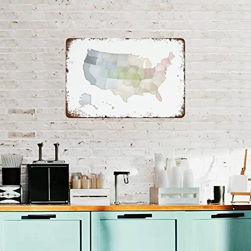 Travel Map of USA Minimalist US Map Art Print USA Map Wall Art Wall ...