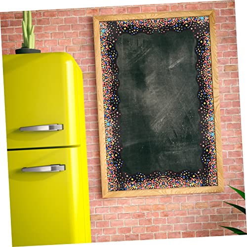 Ciieeo 2 Rolls Bulletin Board Stickers Removable Wall Stickers Black ...