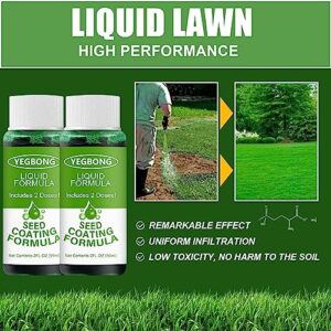 8 PCS Green Grass Lawn Spray, Greenrevive Hydroseeding Lawn Solution ...
