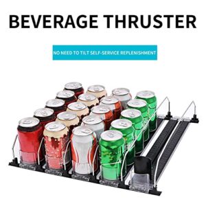 Adjustable Beverage Dispenser for Refrigerator - Spring-Loaded Can ...