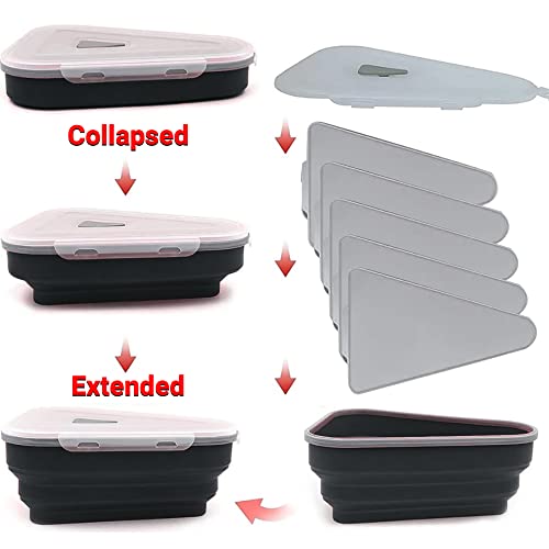 Updated 2023, Reusable Pizza Storage Container, Collapsible Silicone ...