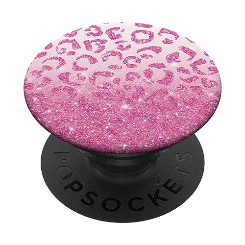 Pink Leopard Print - Pink Cheetah Print for Women & Girls PopSockets ...
