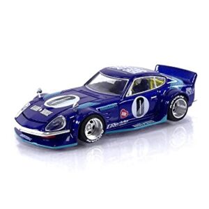 Datsun Fairlady Z S30Z Wide Spec (Blue) (by Jun Imai) Kaido House 1/64 ...