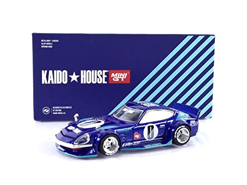 Datsun Fairlady Z S30Z Wide Spec (Blue) (by Jun Imai) Kaido House 1/64 ...