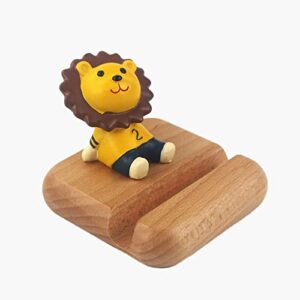 Cute Cell Phone Stand, Wood Animal Phone Stand, Cell Phone Holder for ...