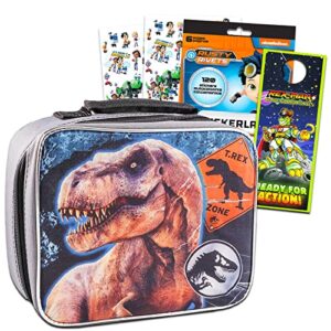 Jurassic Park Lunch Box Kids - Bundle with Dinosaur School Lunch Box ...