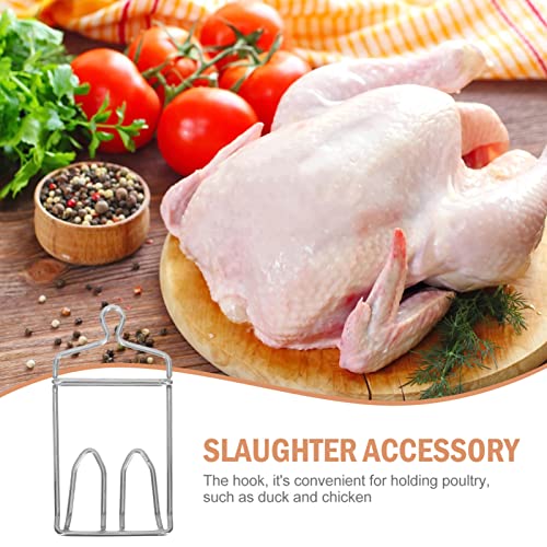 Happyyami Chicken Hanger for Slaughter Stainless Steel Poultry Hook ...