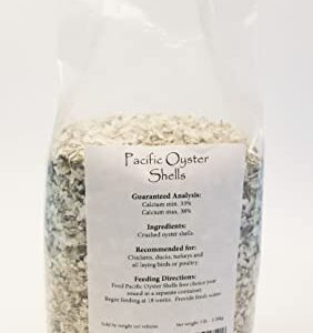 Pacific Oyster Shells - Crushed Oyster Shell Calcium Supplement for Egg ...