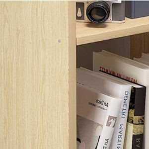 FHDGH Wooden Bookshelf Simple Bookcase Table Shelf Student Creative ...