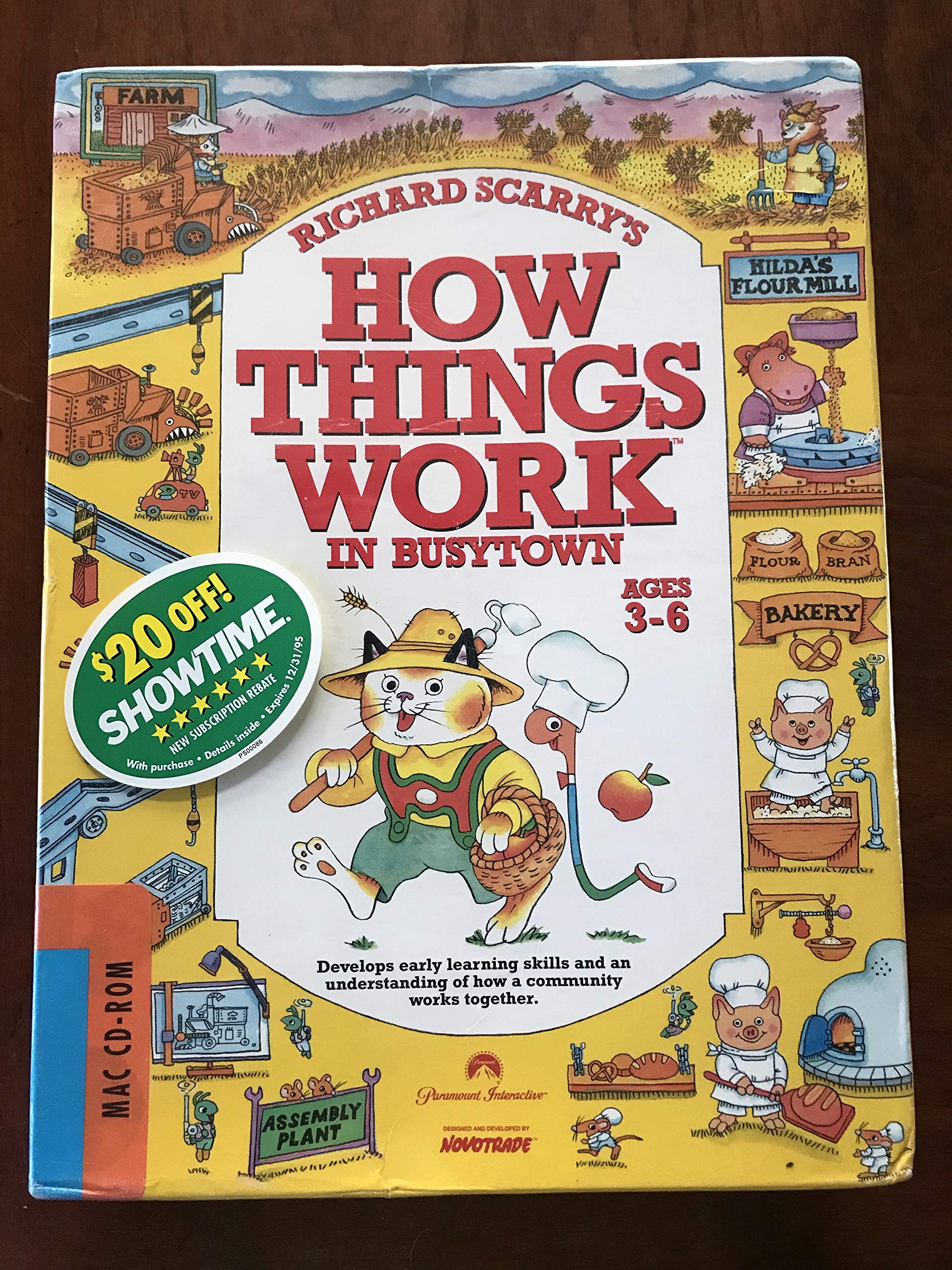 Richard Scarry's How Things Work in Busytown (MAC CD-ROM) — 🛍️ The ...