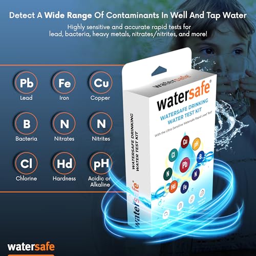 Watersafe The Original Water Testing Kit for Drinking Water, Well and ...