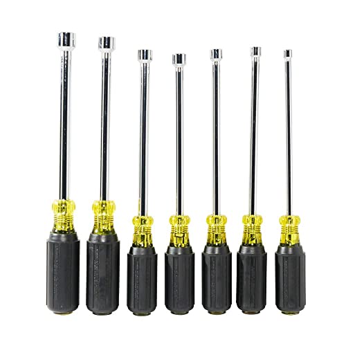 Klein Tools 647M Tool Set, Magnetic Nut Drivers Sizes 3/16, 1/4, 5/16 ...