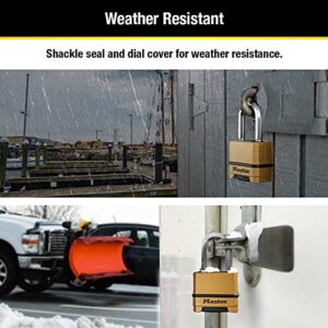 Master Lock Outdoor Combination Lock, Heavy Duty Weatherproof Padlock ...