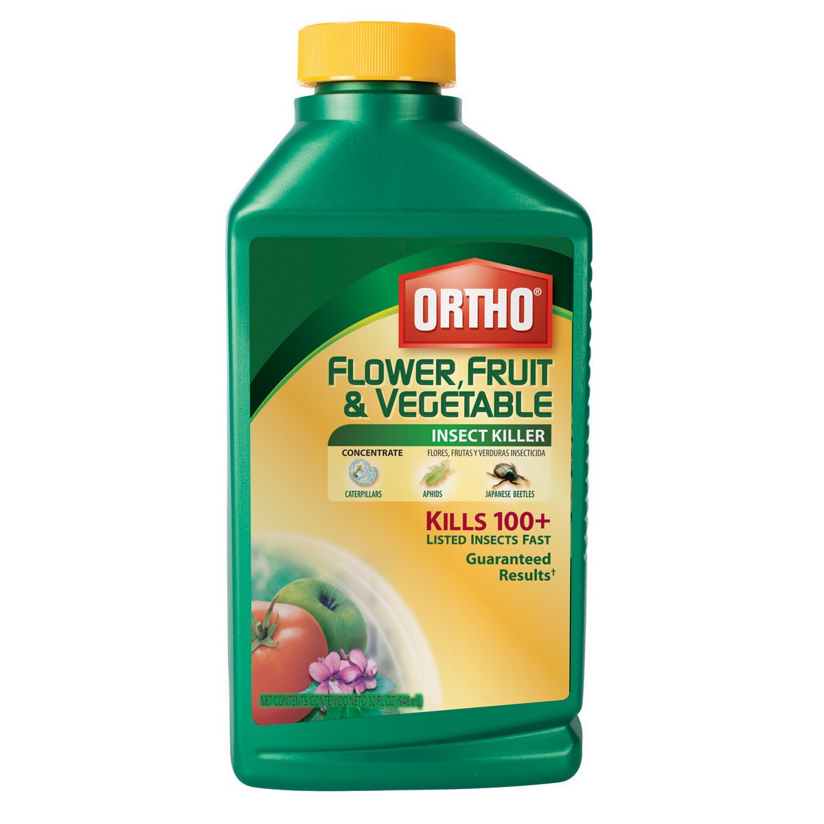 Ortho 0345110 Flower, Fruit and Vegetable Insect Killer Concentrate, 32 ...