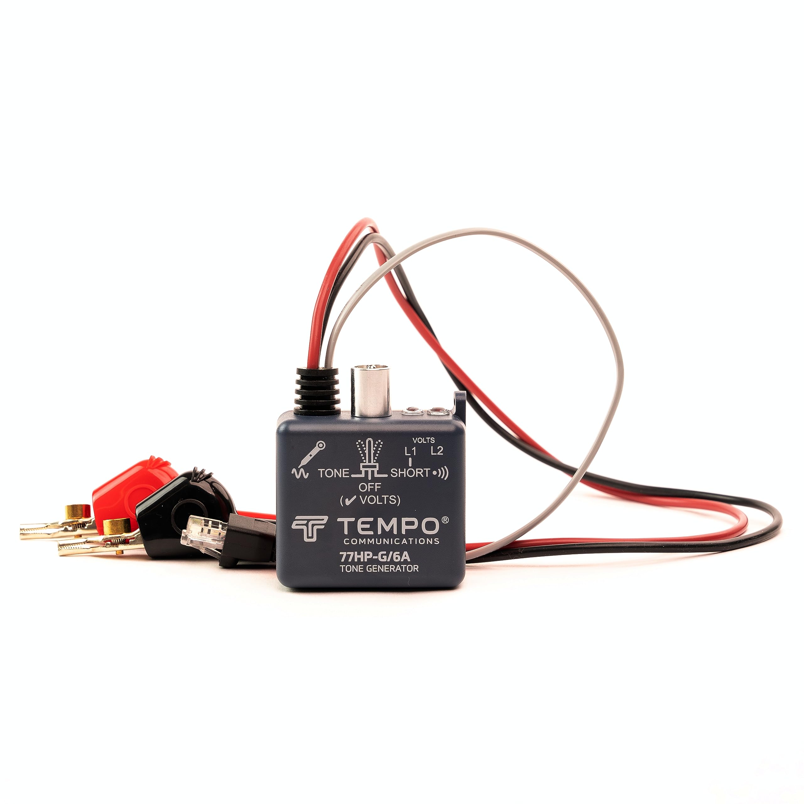 Tempo 77HP-G/6A Tone Generator w/ABN Clips | Cable Tracing, Continuity ...