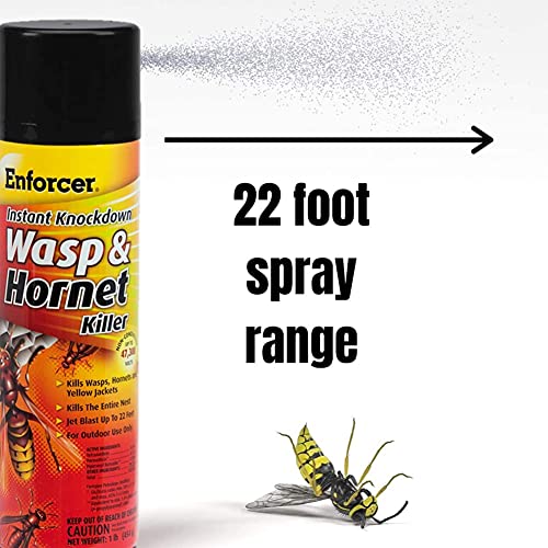 12 Pack Enforcer EWHIK16 Instant Knockdown Wasp and Hornet Killer Spray ...