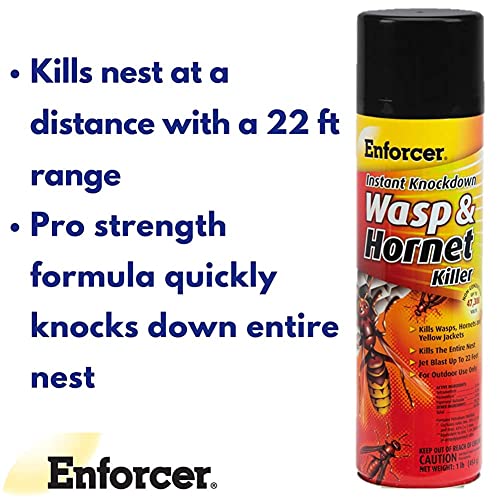 12 Pack Enforcer EWHIK16 Instant Knockdown Wasp and Hornet Killer Spray ...