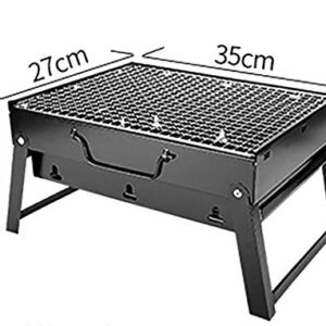 ITTA Portable Tabletop Notebook BBQ Grill, Outdoor Heavy-duty Folding ...