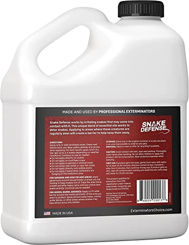 Exterminators Choice - Snake Defense Spray - Non-Toxic Repellent for ...