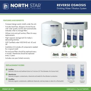 North Star Reverse Osmosis System Complete Maintenance Kit - Pre & Post ...