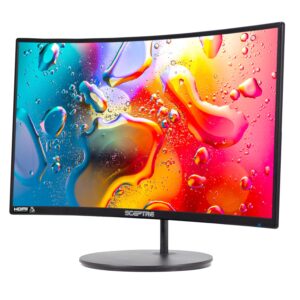 Sceptre Curved 24-inch Gaming Monitor 1080p R1500 98% sRGB HDMI x2 VGA ...