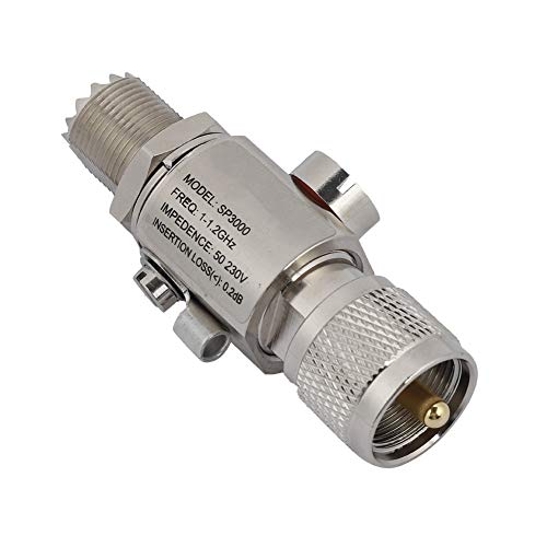 Antenna Lightning Arrester UHF-M to UHF-F 1-1.2GHz Lightning Arrestor ...