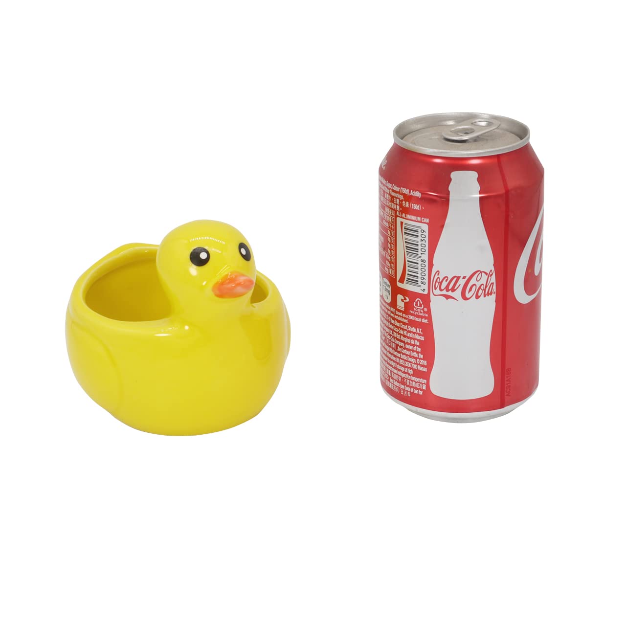 Gemseek Cute Duck Succulent Planter Pot with Drainage Tray, Yellow ...
