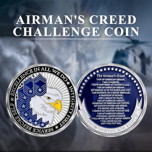 United States Air Force Challenge Coin The Airman's Creed Military ...